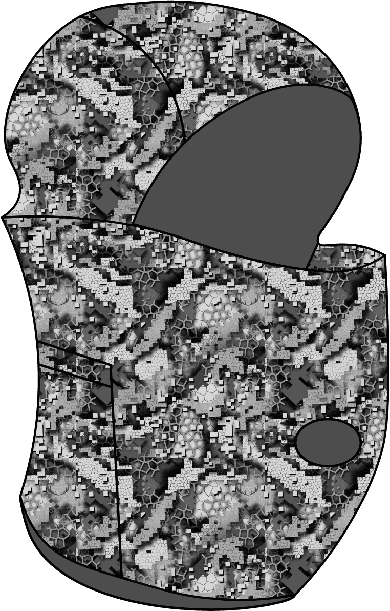 Ridge Camouflage Hood Desolve - Zero - Swedteam